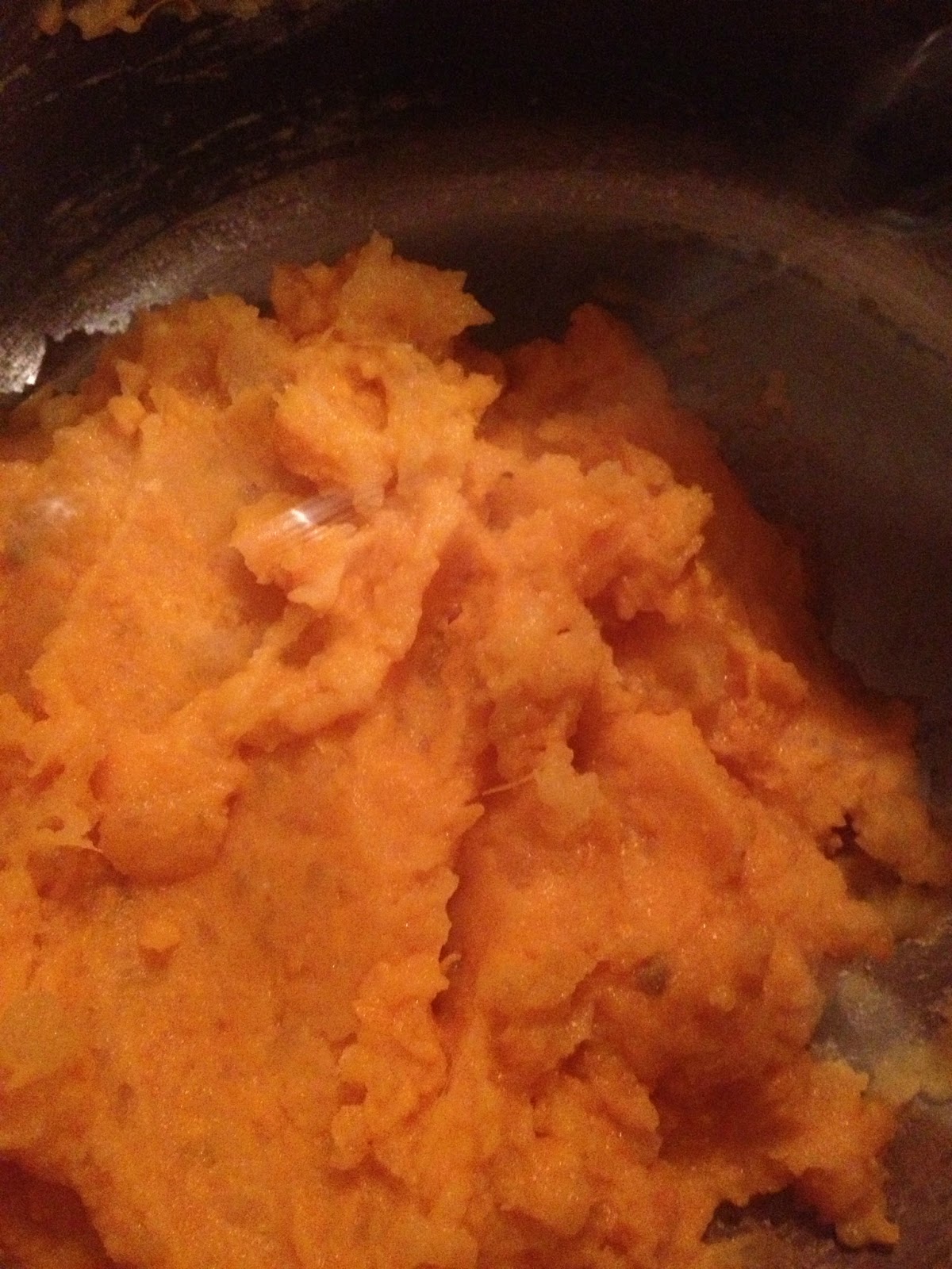Bella Blue Jungle: Mashed Orange Sweet Potato And Potato Side