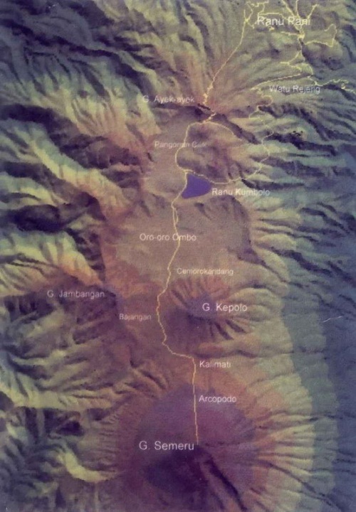 Jalur Pendakian Gunung Semeru, Rute Menuju Puncak para Dewa - Info ...