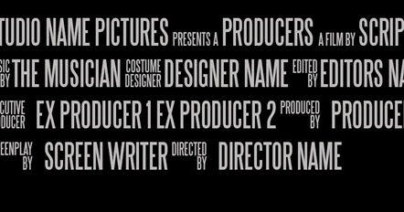 GCSE Media: Year 10: Film poster credits