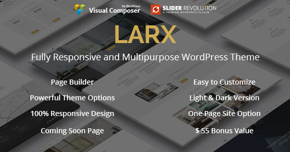 LARX - A Creative Multi-Concept Theme | Theme Browser
