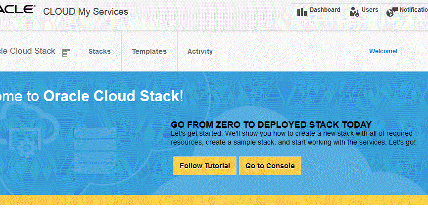 Oracle Cloud Solutions News: Cloud Stack Manager Console