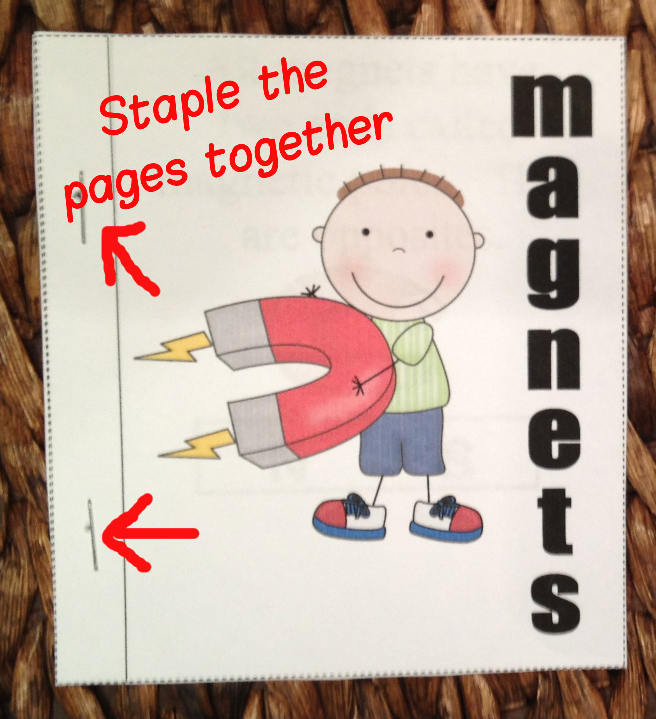 I heart Science kids: How to Put Together My Magnet Minibook!