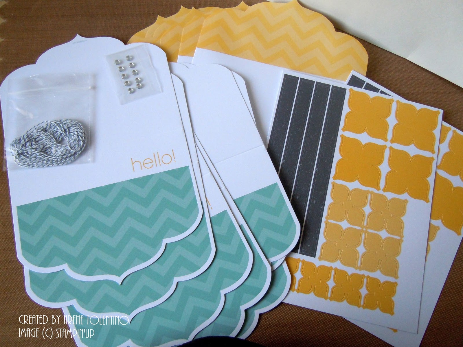 Chit Chats and Crafts : Happy Hello Die Cut Cards