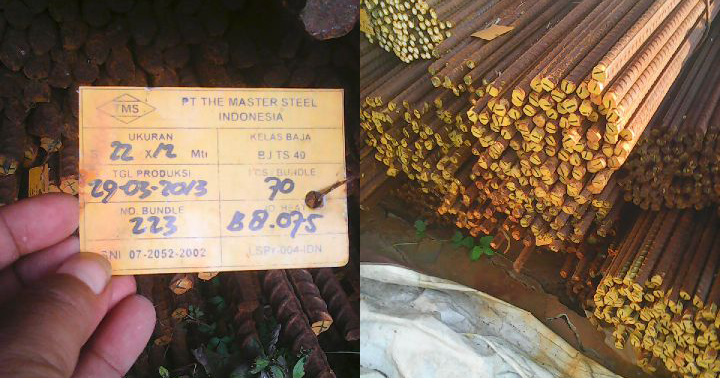 TOKO Beyond-Steel: Tabel Ukuran Berat Besi Beton Polos SNI