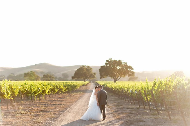 Pretty Purple + Grey Winery Wedding - Belle The Magazine