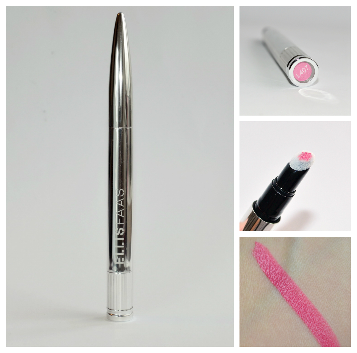 Rysichka: помада ELLIS FAAS Hot Lips L407. Swatches, review