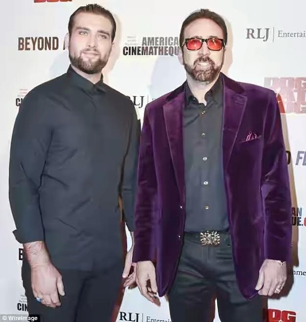 Nicolas Cage's handsome son is giving his father some serious competition