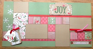 Scrap with Sue: December Club Layouts - Christmas Joy!