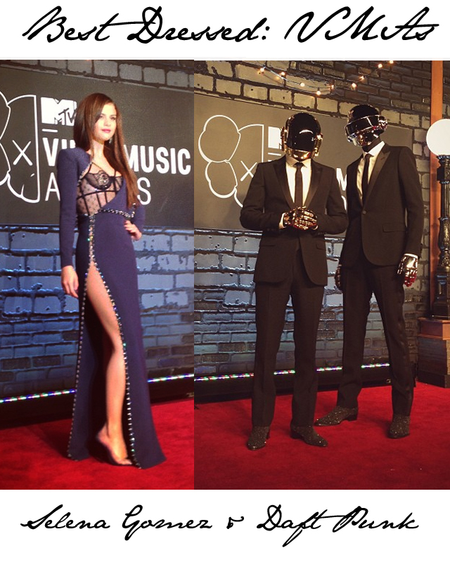 Best Dressed 2013 MTV VMAs: Selena Gomez & Daft Punk - Emily Jane Johnston
