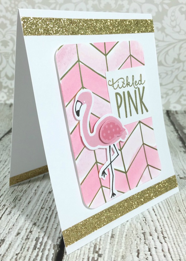 Courtney Lane Designs: Tickled Pink Flamingo Card