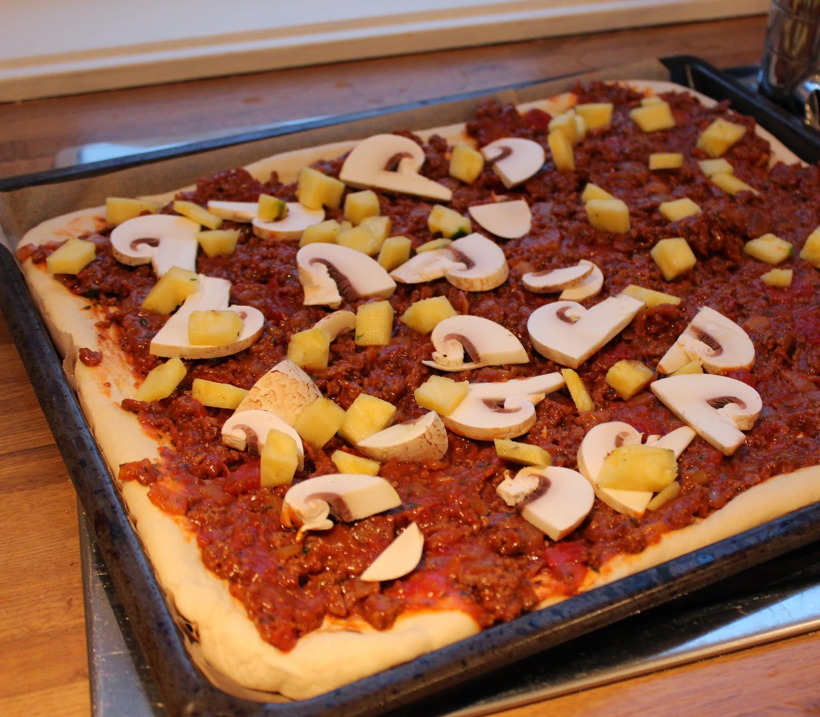 Monicas Matverden: 80-talls pizza