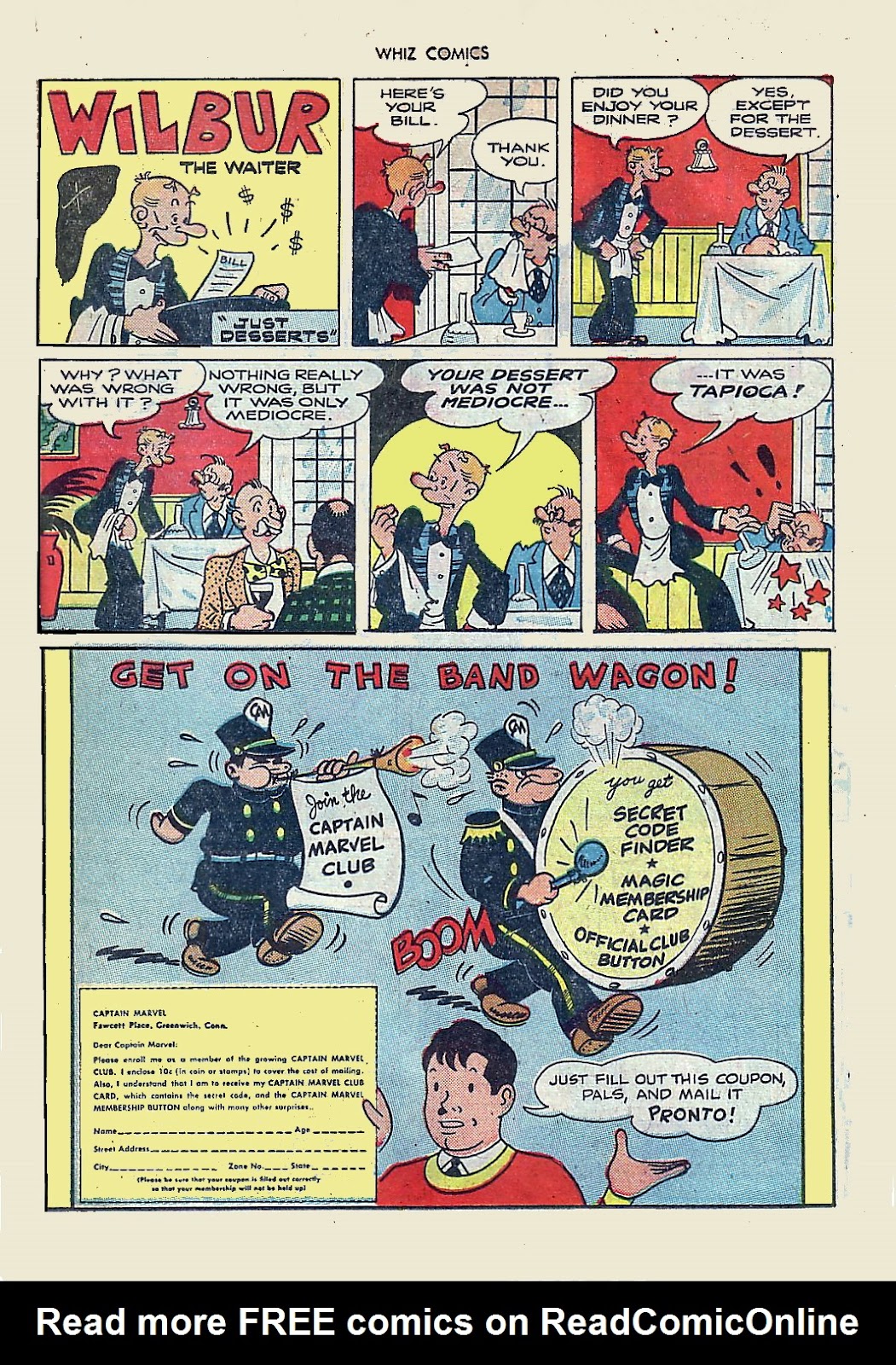 Read online WHIZ Comics comic - Issue #109