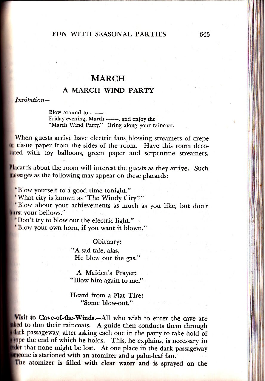 My Life Scanned: A March Wind Party from The Fun Encyclopedia by E. O ...