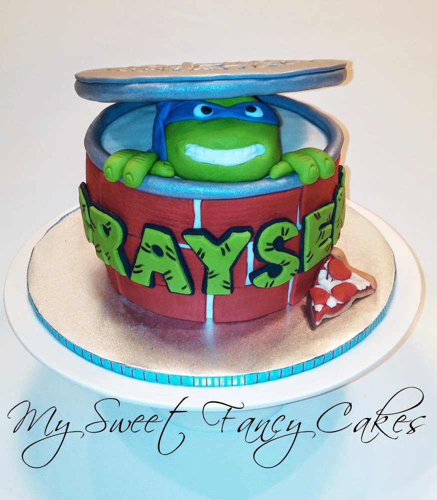 Ninja Turtle Pizza Cake