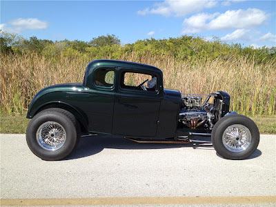 biker excalibur II: 1932 FORD 5 WINDOW CUSTOM COUPE by Barrett-Jackson