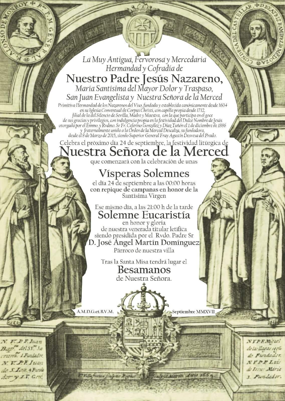 "Nuestro Alcor", el blog de El Viso del Alcor: Septiembre Mercedario
