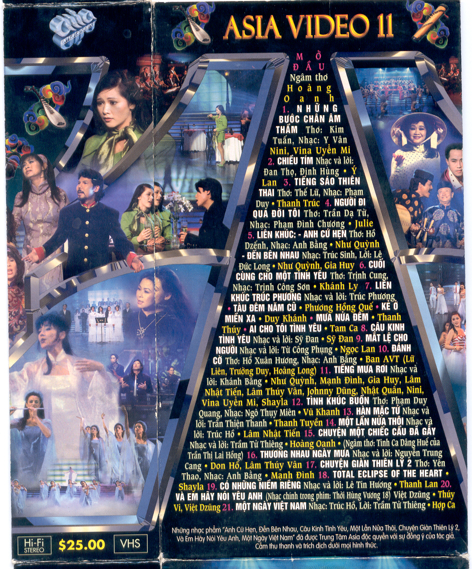 Asia Entertainment Fanpage: ASIA VIDEOs & DVDs - Music Series