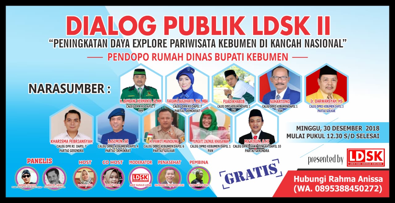 Besok Siang, LDSK Bakal Gelar Dialog Publik Bagi Para Caleg - ini ...