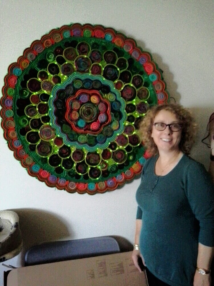 Victorian Rug Makers: A visit to see Kira Mead- Quillie rug Artist