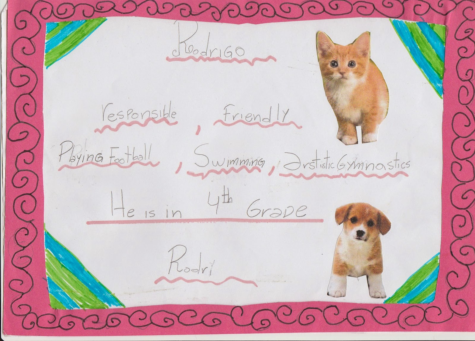 4th grade English class : Friendship: Cinquain poems written by kids