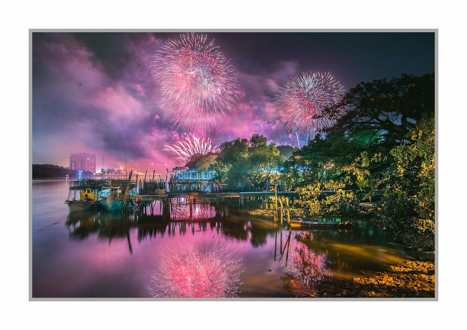 Gambar Persembahan Bunga Api Berirama | Gambar Video Artis Melayu