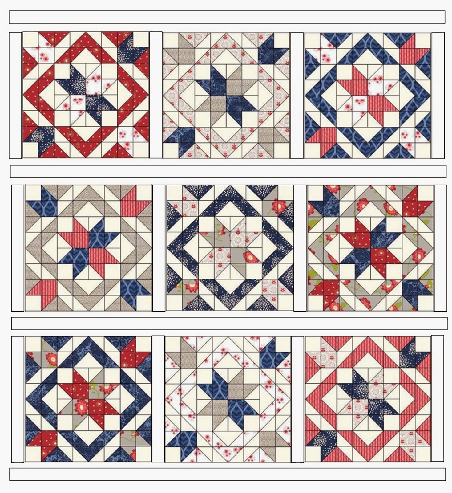 Happy Quilting: Star Light Star Bright Quilt-A-Long - FINISH TOP AND ...