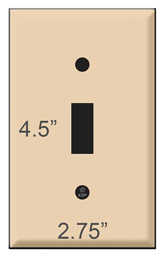 Outlet Cover Dimensions