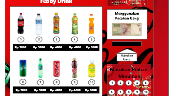 Membuat/Merancang Desaign Panel Simulator Mesin Penjual Minuman ...
