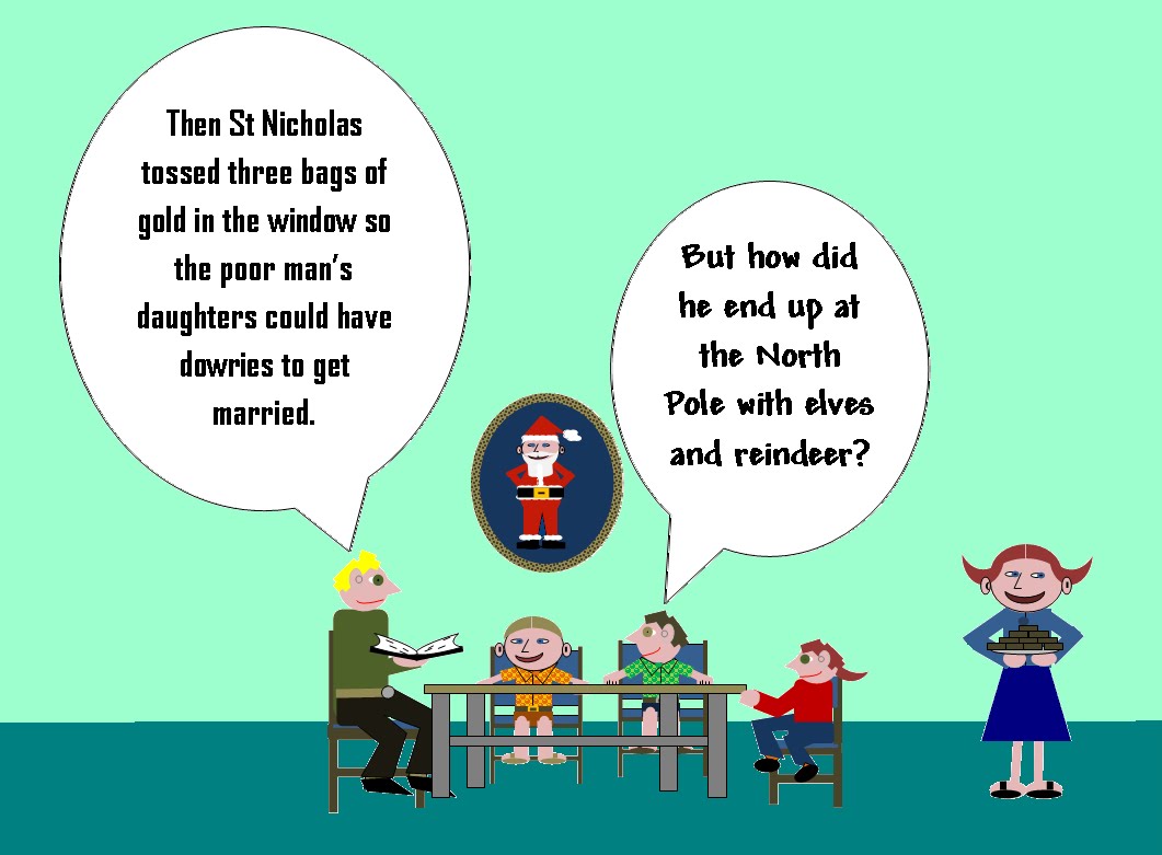 Mike Erich - The Mad Theologian: A Touch of Humor - A Tale of Two St. Nicks