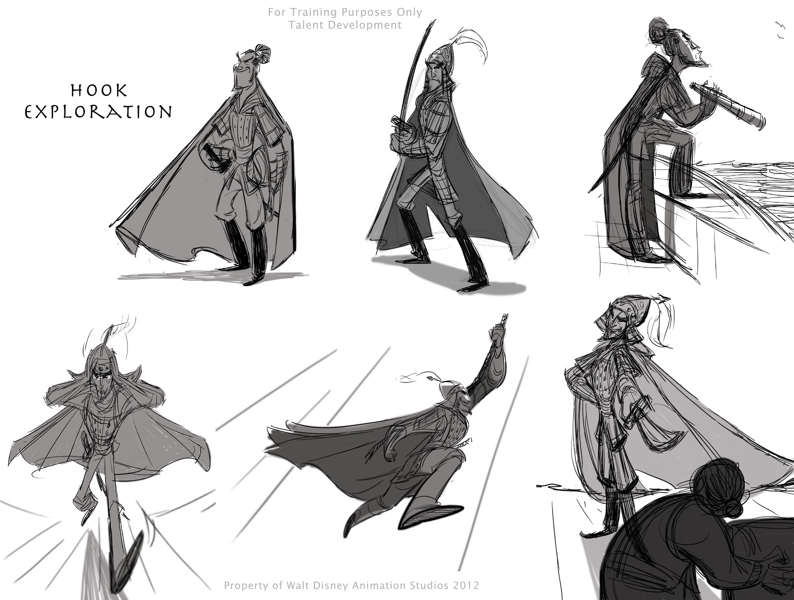 Bobby Pontillas Character Design 2013 - Research: Hook and the Pirates ...