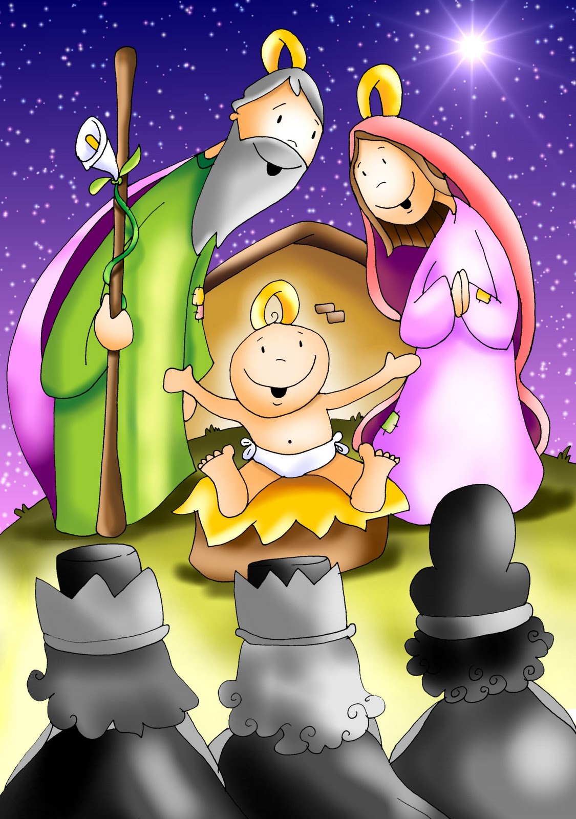 Blog para una Navidad Feliz: Dibujos Fano Adviento, Navidad y Epifanía