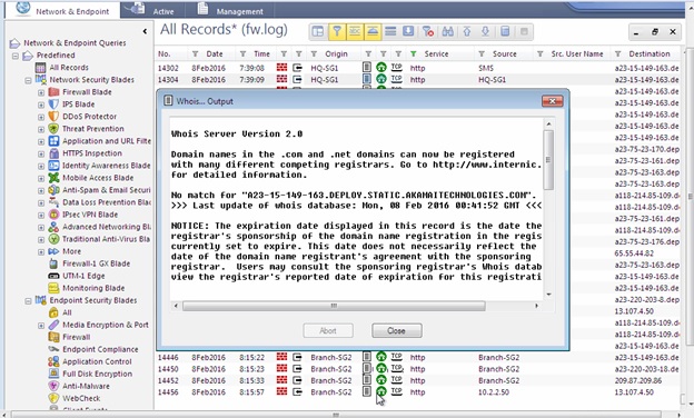 My Check Point CCSA Journal: Check Point SmartView Tracker