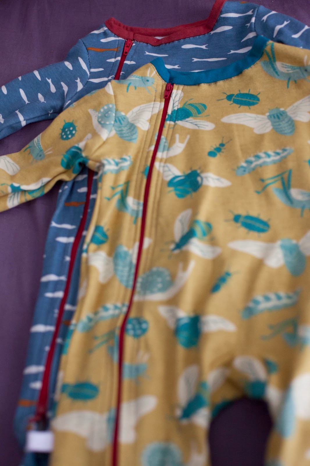 UNLIKELY: Zippered Baby Sleepers