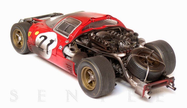 Die-cast Sentee: FERRARI 330/P4 #21 1967, GMP GI804105F