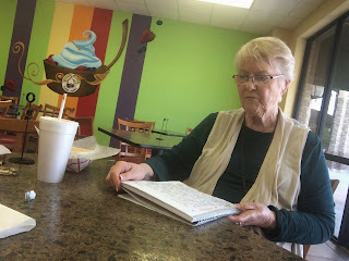 Mojoy: The days after the retreat... Miss Pat.