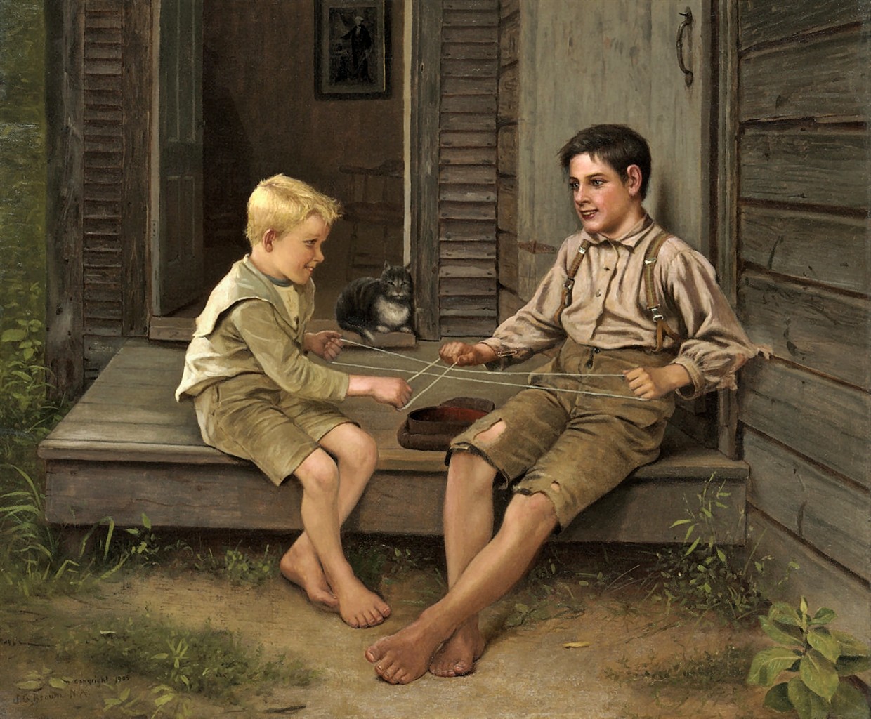John George Brown | Genre painter | Tutt'Art@ | Pittura * Scultura ...