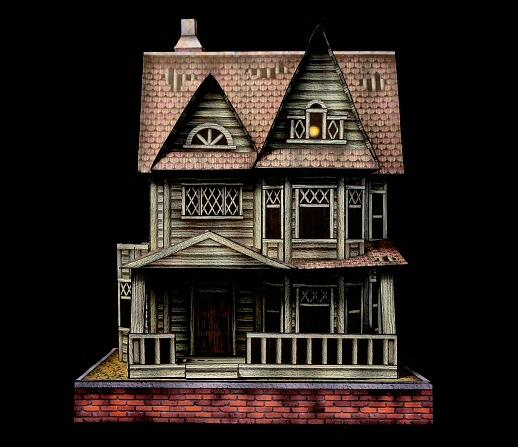 Haunted Papercraft Models Papercraft Paradise Papercrafts Paper ...