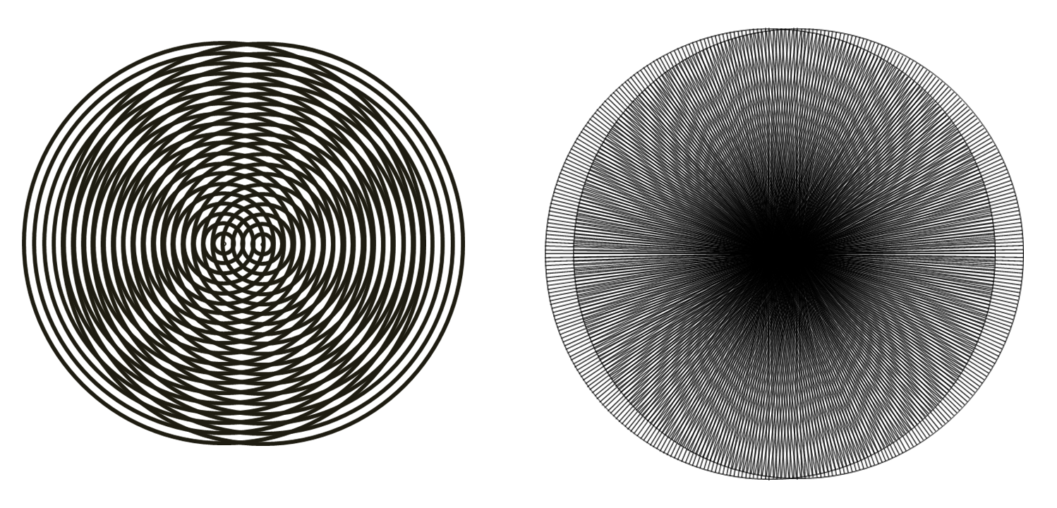 p a r a d o k s: Pola Moire