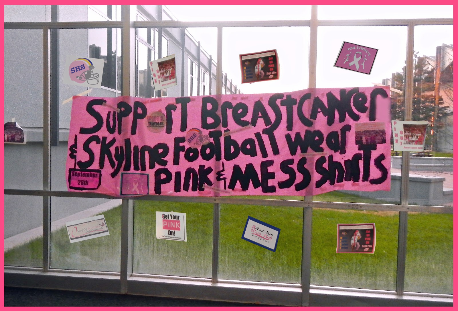Site Under construction! High School Awareness Pink Out Football Game ...