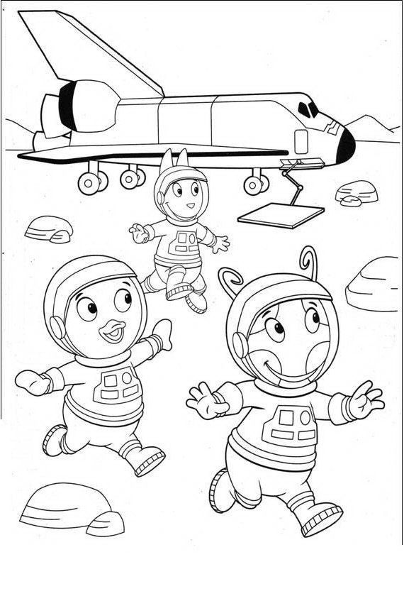 Backyardigans Uniqua Page Coloring Pages