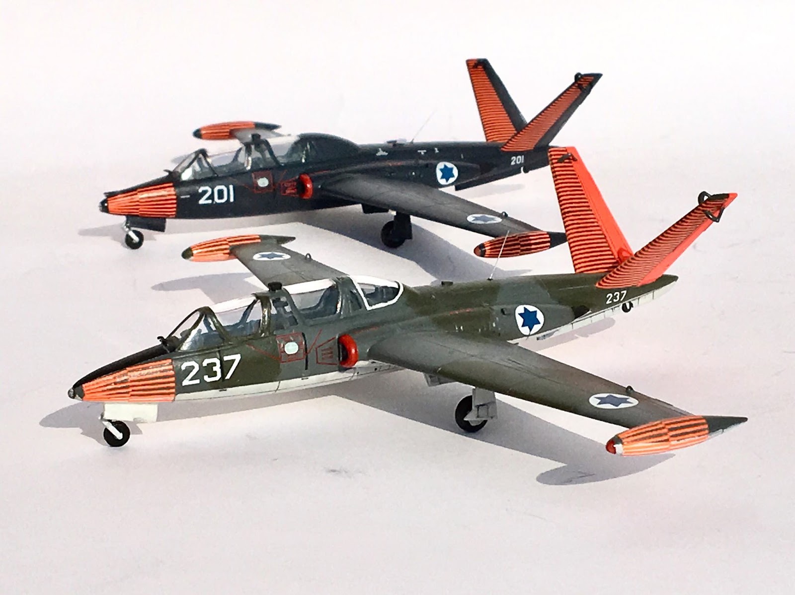 Yoav Efrati's seventh built Fouga Magister in 1/72