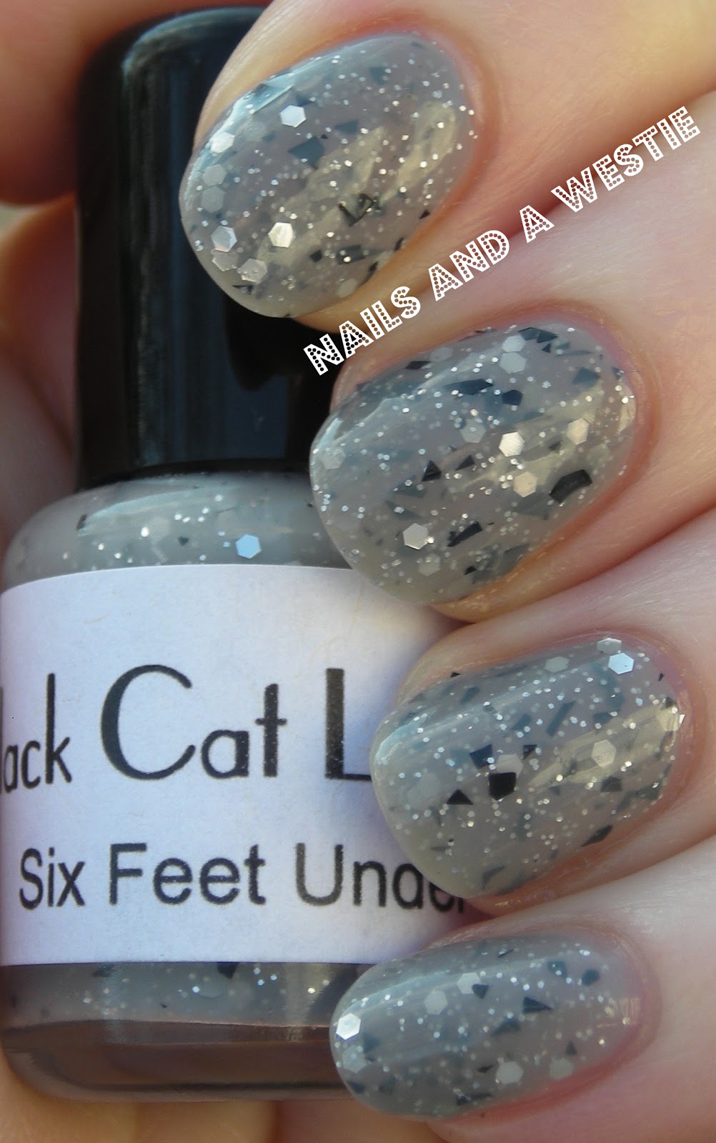 Nails and a Westie: Black Cat Lacquer - Six Feet Under
