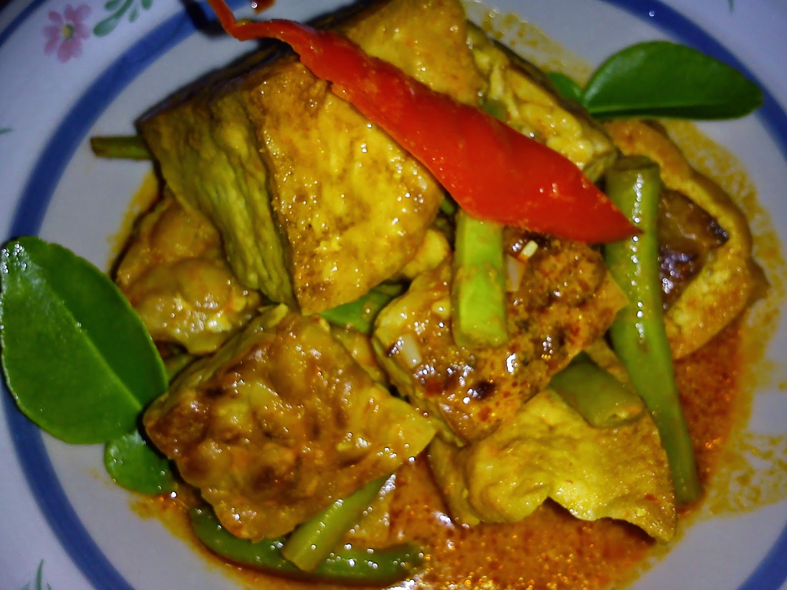 Cooking Pleasure: Fried Tempe, French Beans and Lemongrass Curry