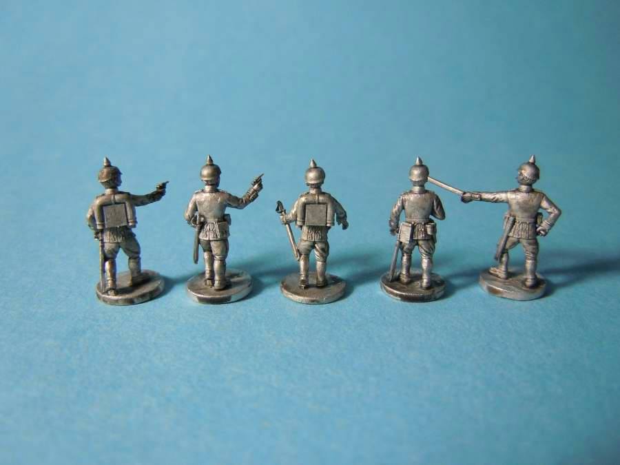 10mm Wargaming: 1914 German Infantry Command Pack from Van Dyck Models