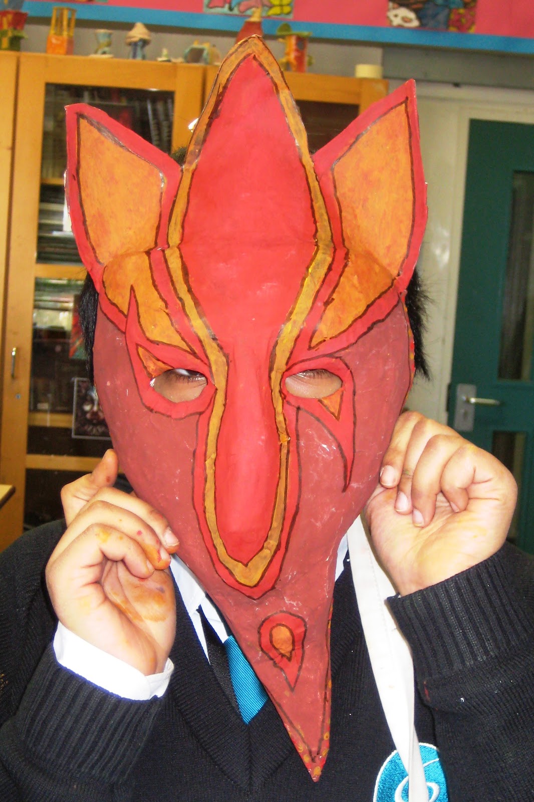 Student Artwork: Year 7 Mask Project