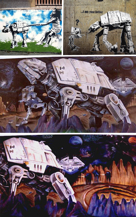 Another Death Star: Star Wars Graffiti Art