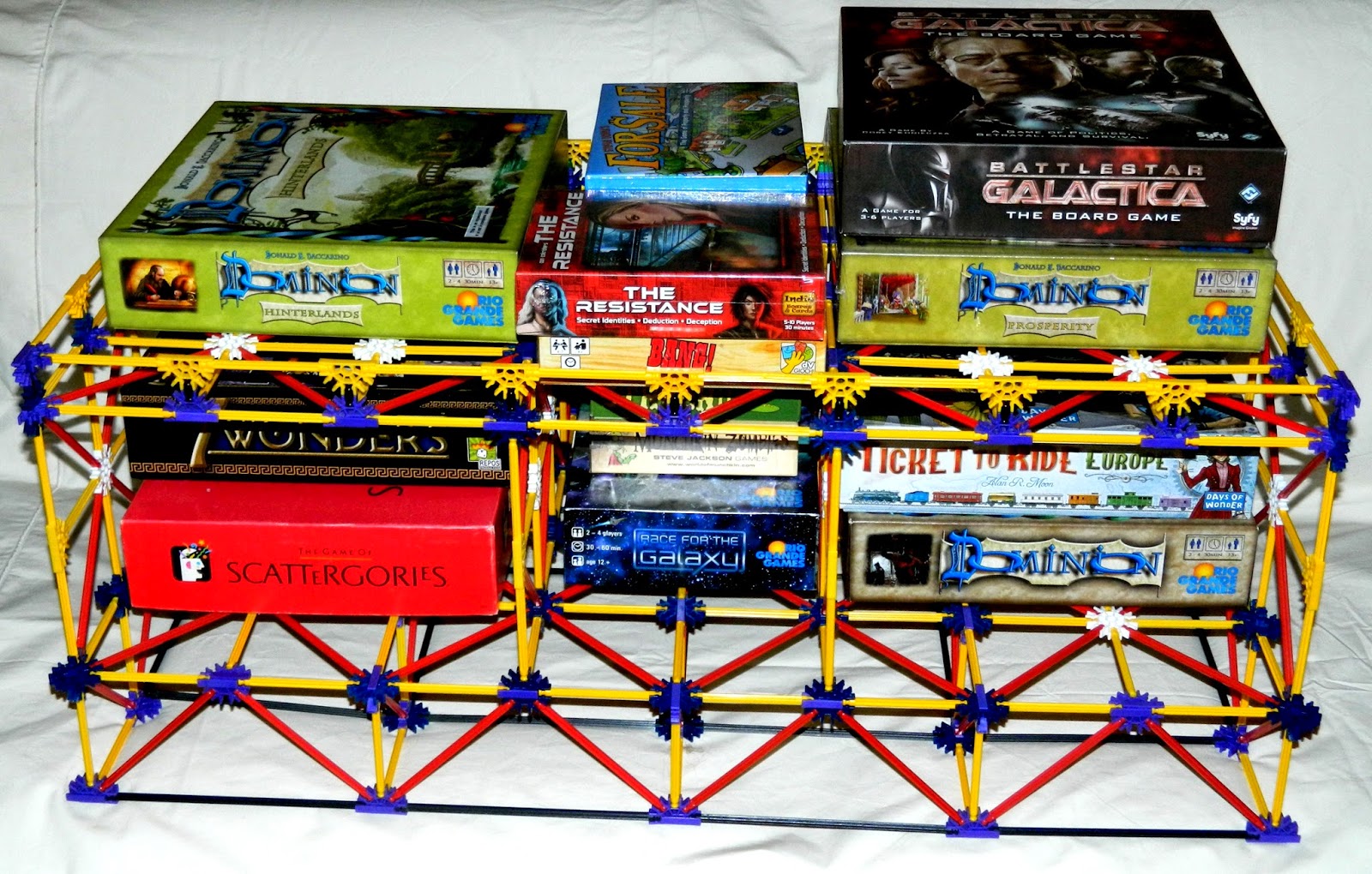 Knextravagant Kreations: Game Shelving