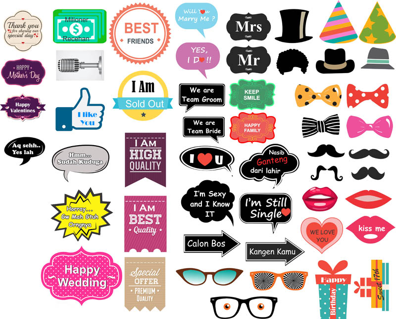 Jasa Photobooth Murah di Tangerang: Jual Fun Prop Photobooth Murah