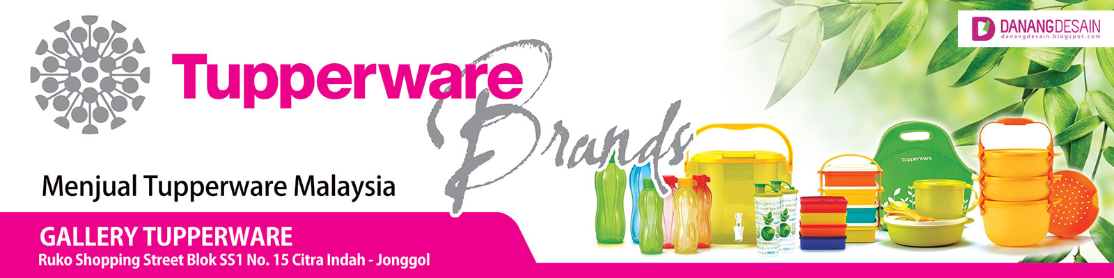 Contoh Desain Spanduk Banner Tupperware - Contoh Desain Banner Spanduk