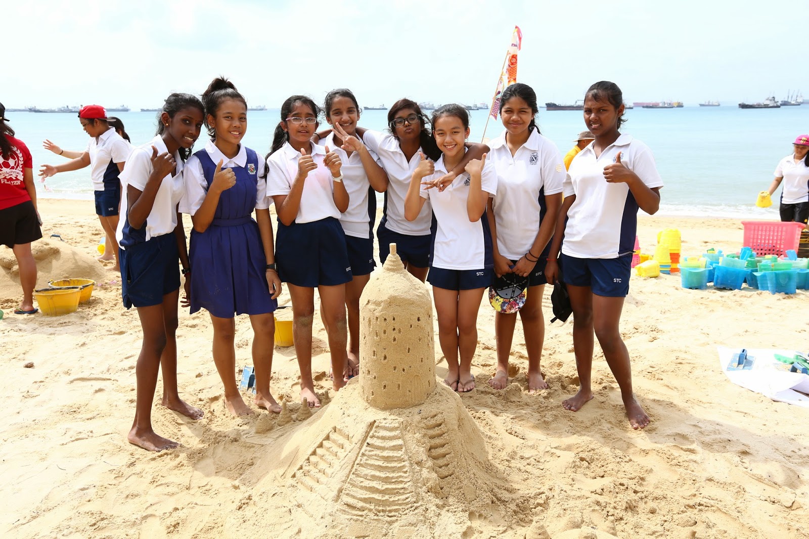 CHIJ STC Sec 1 EFL: Sec 1R Building Castles @ ECP